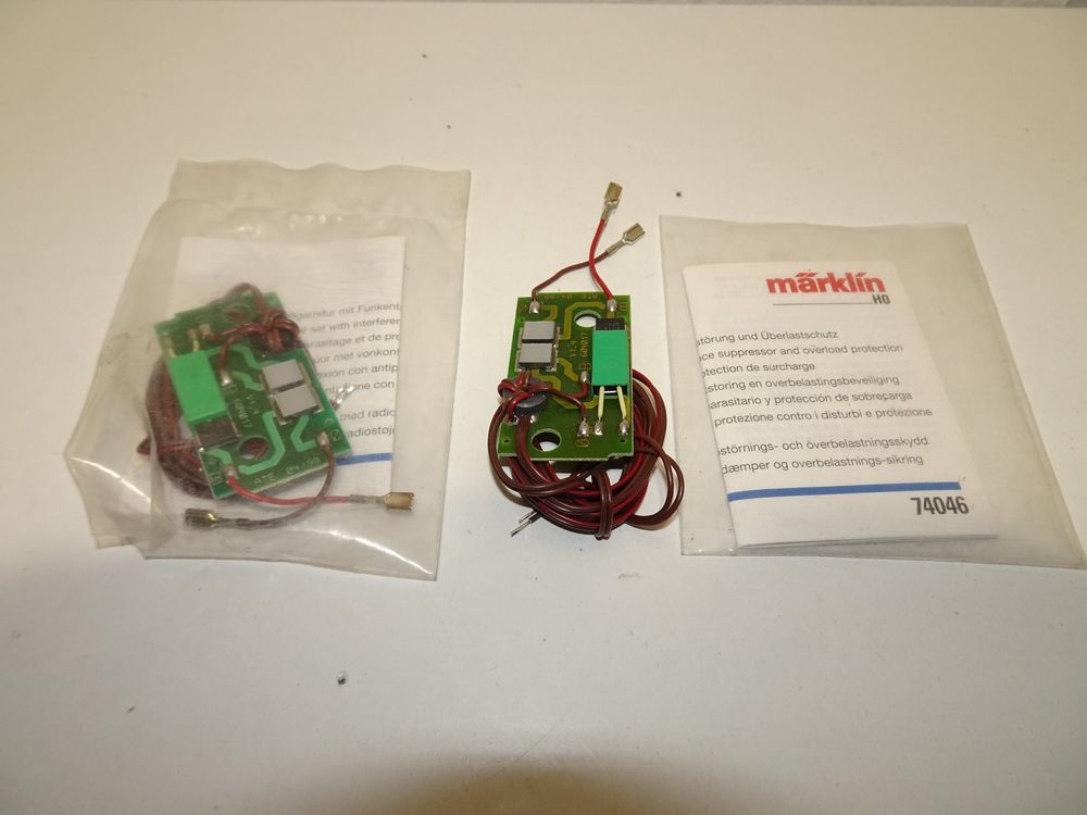2 Märklin Funkentstörung Überlastschutz 74046 | Kaufen auf Ricardo