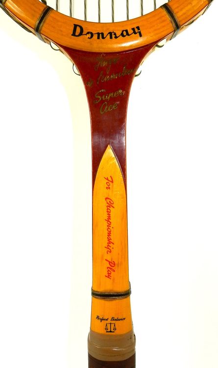 Vintage Tennisracket aus Holz « Donnay - Super Ace » (Gebraucht) in ...