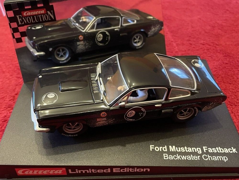 Carrera Evolution Ford Mustang GT 350 Backwater Champ Nr.8 (Neu und ...