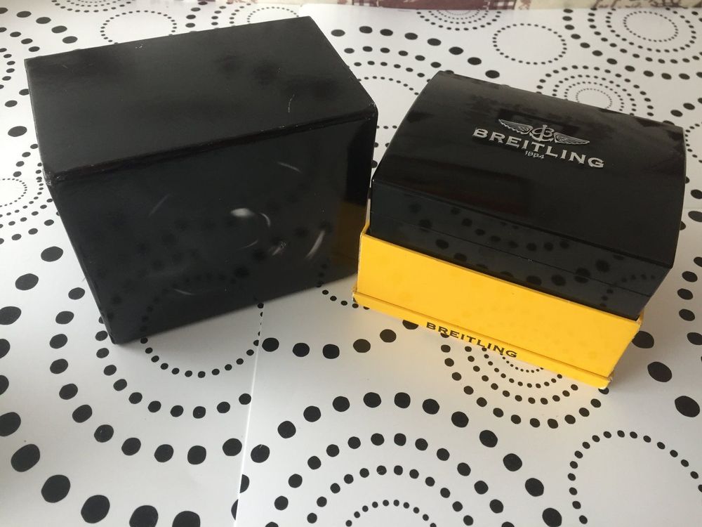 BREITLING - WATCH CASE BOX ECRIN SCHACHTEL - RARE !!! | Acheter sur Ricardo