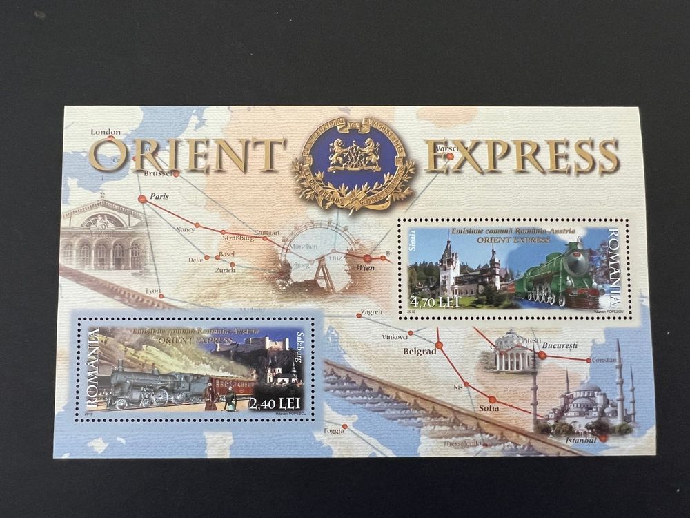 Rumänien Orient Express Block 2010 postfrisch Luxus (B537) (Gebraucht ...