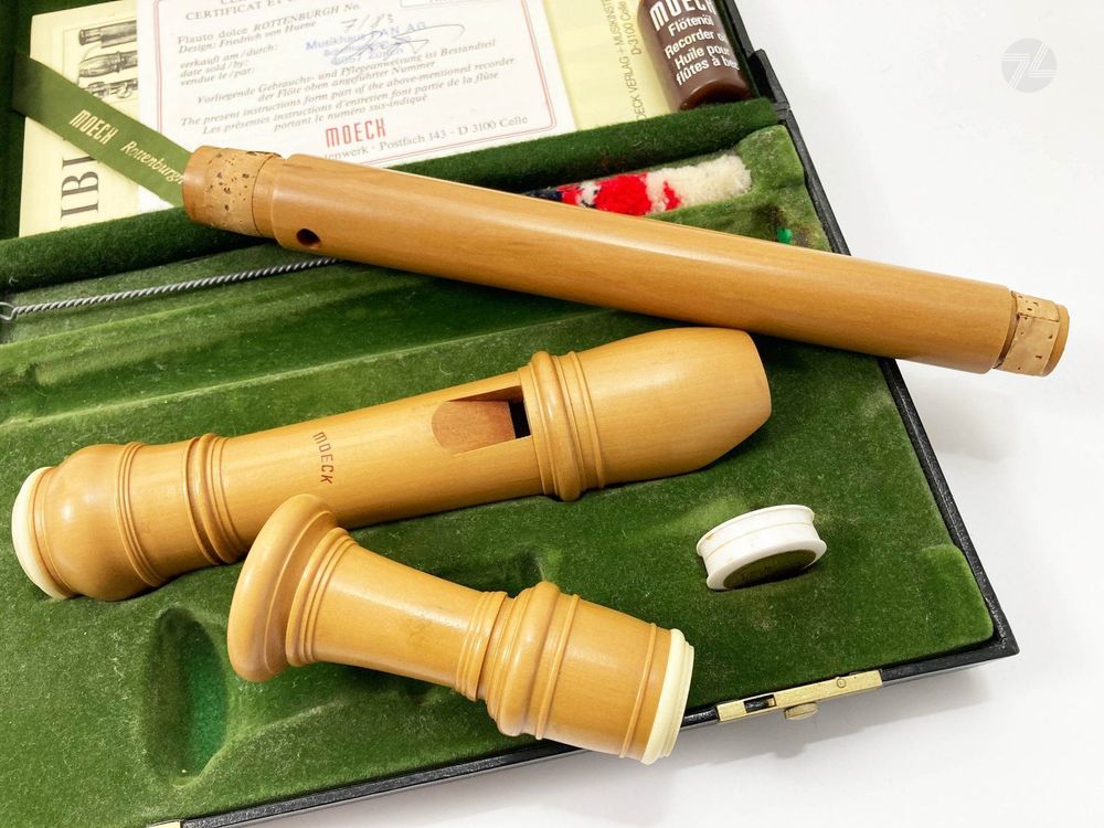 Moeck Rottenburgh No. 339 Blockflöte Flöte 1980s Zertifikat | Kaufen ...