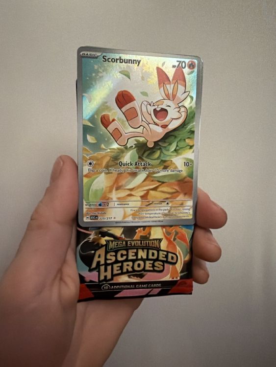 Scorbunny + Booster Pack Ascended Heroes (Neu (gemäss Beschreibung)) in ...