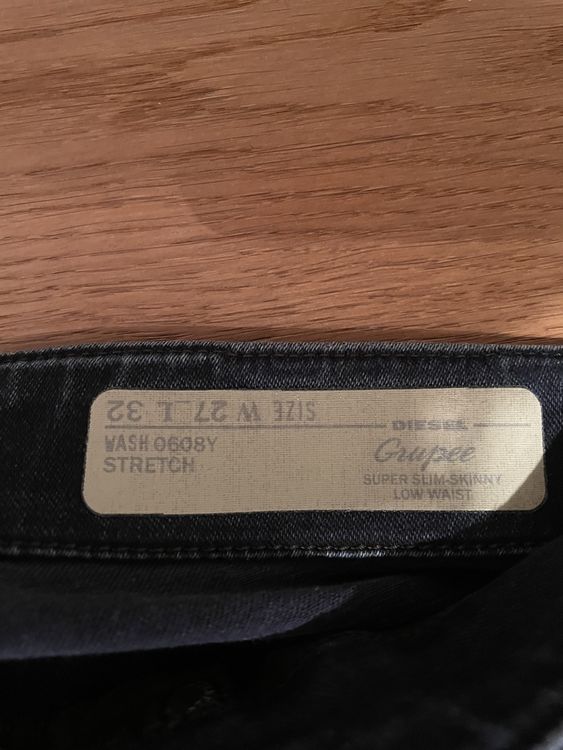 Diesel Grupee Jeans, Dunkelblau, W27 L32 (Gebraucht) in Bischofszell ...