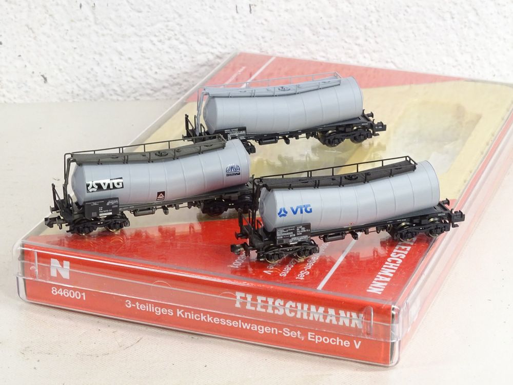 Fleischmann 846001 Knickkesselwagen Set VTG, Spur N, Neu | Acheter sur ...