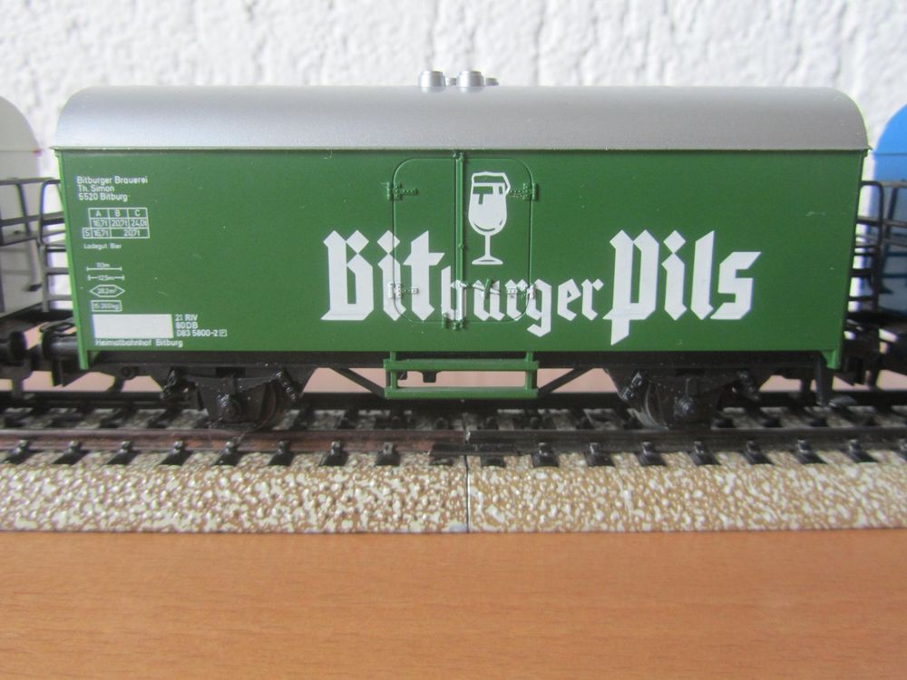 Märklin HO Wagon frigorifique BITBURGER PILS Bier (Neu (gemäss Beschreibung)) in Porrentruy für ...