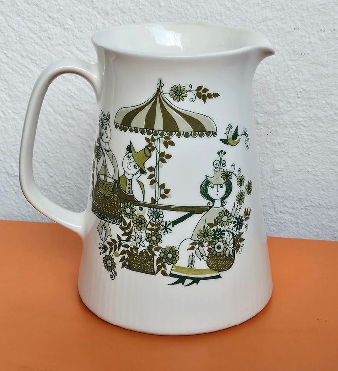 Turi Design "Market" Figgjo Flint Karaffe Krug Jug 60-ies (Gebraucht ...