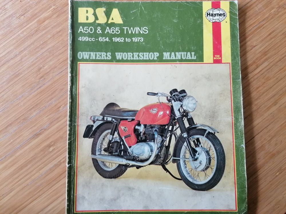 BSA 1962 to 1973 A 50 A 65 Twins 499cc-654cc Workshop moto (Gebraucht ...