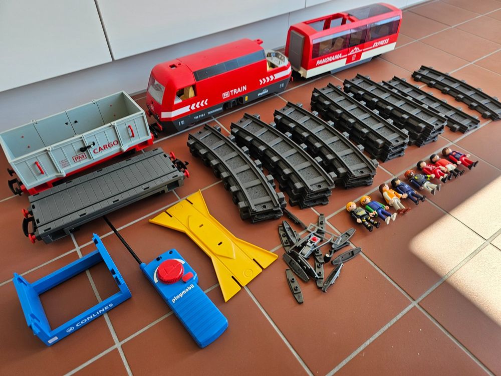 Playmobil Eisenbahn-Set mit viel Zubehör | Kaufen auf Ricardo