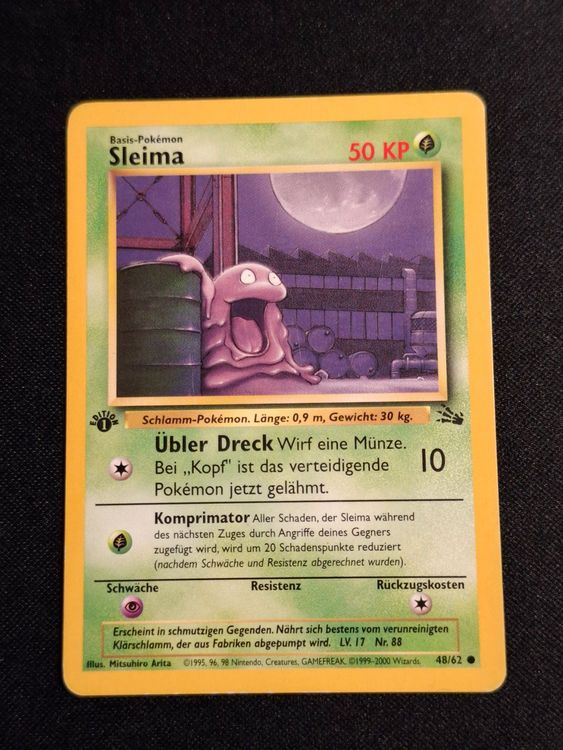 Pokemon Sleima 48/62 1.Edition Fossil (Gebraucht) in Gammen für CHF 1.4 ...