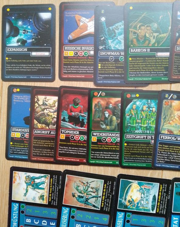 Perry Rhodan Sammelkartendeck die Dritte Macht ca. 60 Karten (Gebraucht ...