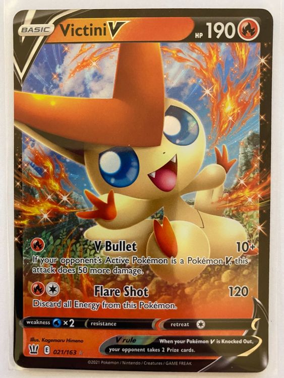 Pokemon Victini V 021/163 Battle Styles EN | Kaufen auf Ricardo