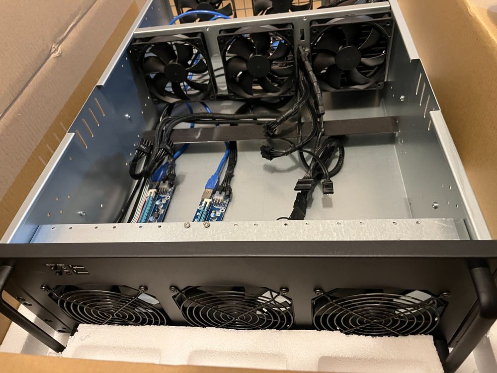 Inter-Tech 4W2 Mining Rack | Netzteil Mainboard und Zubehör (Gebraucht ...