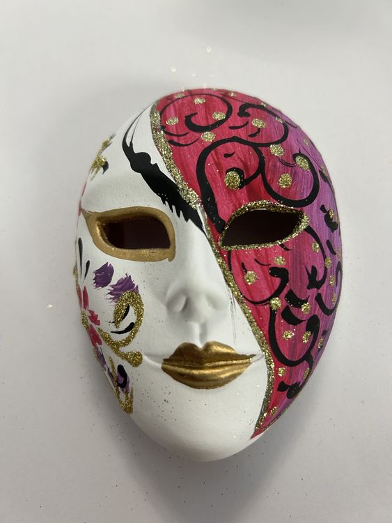 Echte venezianische Maske 12x8,8x5 cm made in Italy (Gebraucht) in ...