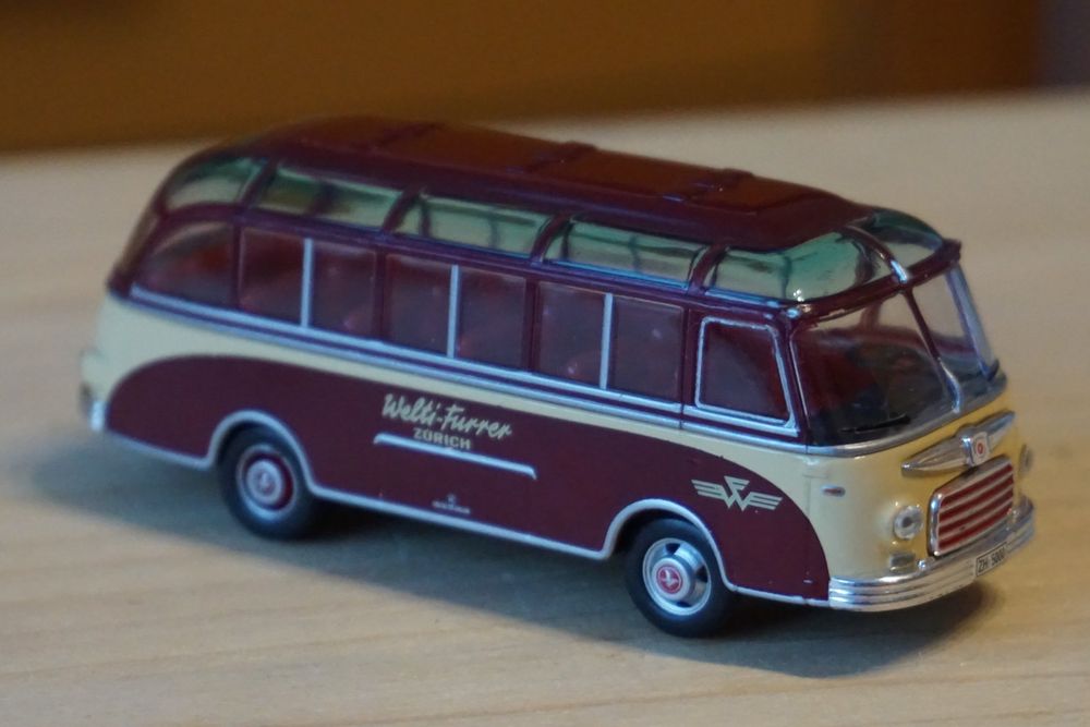 Schuco `55 Setra S6 Bus "WELTI FURRER" 1:87 KULT TOP !!!!!!! (Gebraucht ...