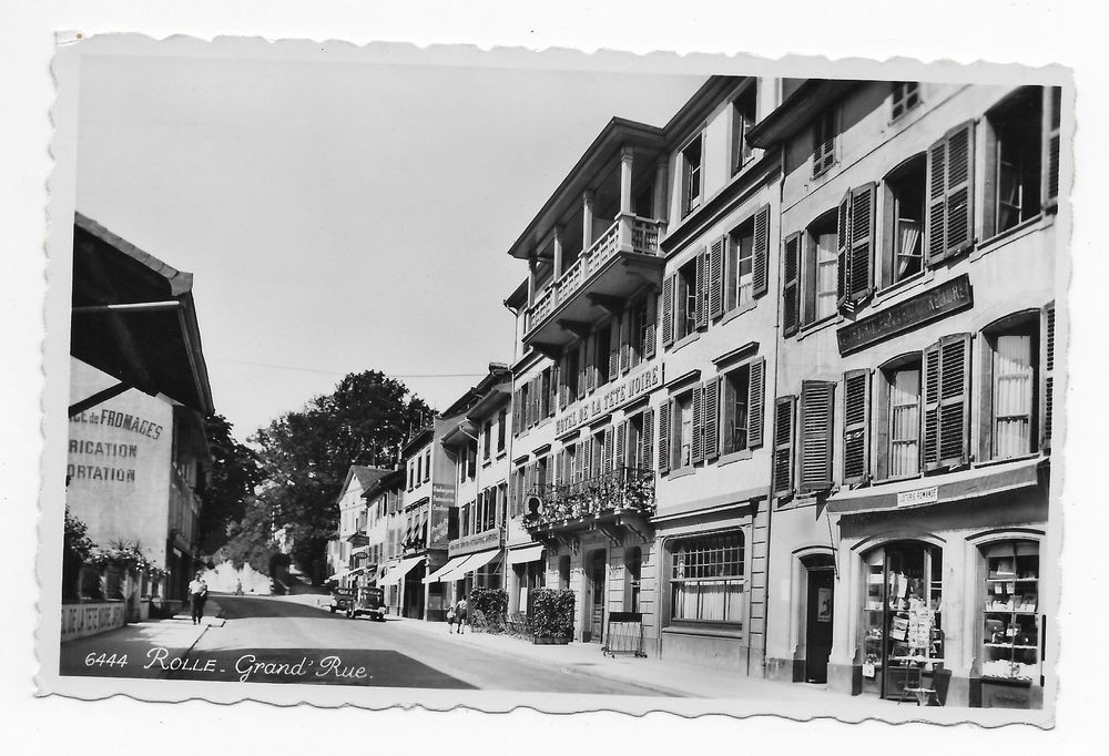 AK,Rolle Grand`Rue Hotel de la Tete Noire (Neu (gemäss Beschreibung ...