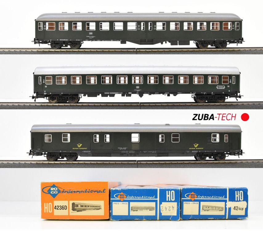 Roco/Fleischmann D-Zug Personenwagen DB H0 GS ohne OVP (Gebraucht) in ...
