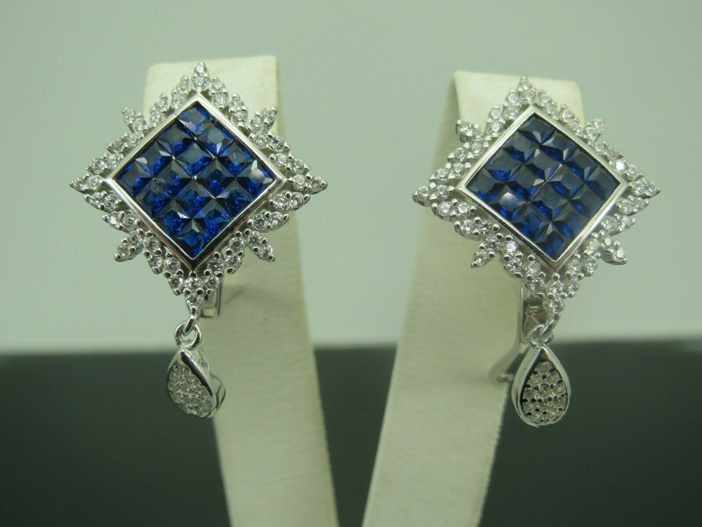 Echte 29karat ohrin SAPHIR+diamant 1/329 (Neu (gemäss Beschreibung)) in ...