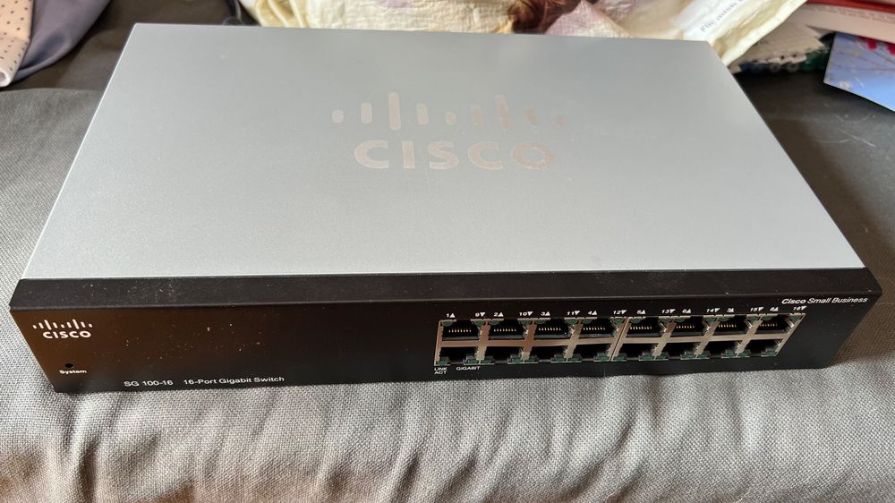 Cisco SG 100-16 16-Port Gigabit Switch (Gebraucht) in CASLANO für CHF ...