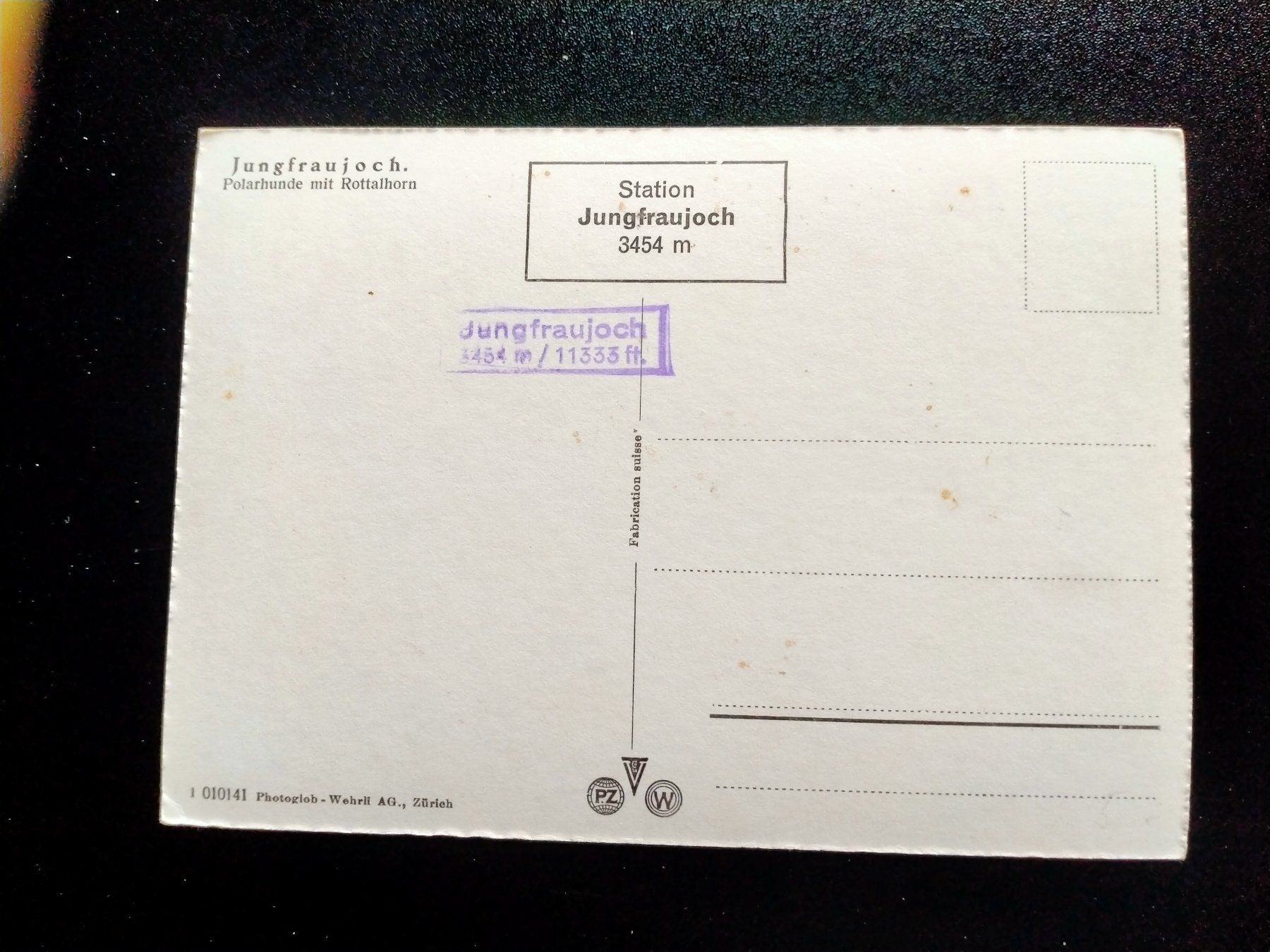 PolarHunde Schlitten Jungfraujoch Rottalhorn Alpen Menschen (Gebraucht ...