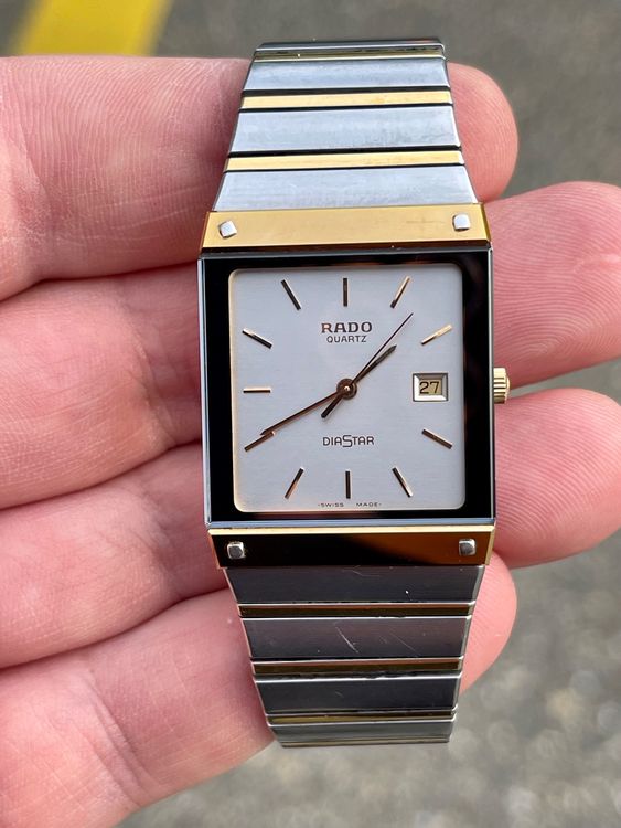 RADO DIASTAR HERREN UHR VINTAGE Stahl/ Gold (Gebraucht) in Goldach für ...