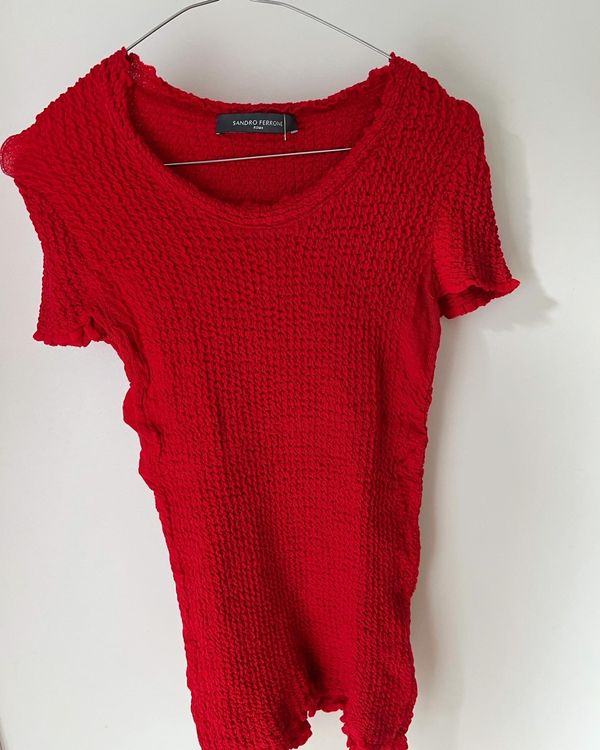 Sandro Ferrone Roma Tshirt Top rot stretch Gr.M (Gebraucht) in Zürich ...