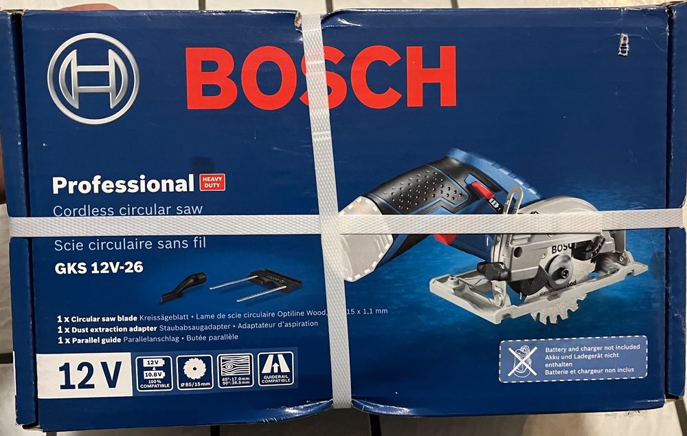 Bosch Professional GKS 12V-26 Ab 1.- chf (Neu und originalverpackt) in ...
