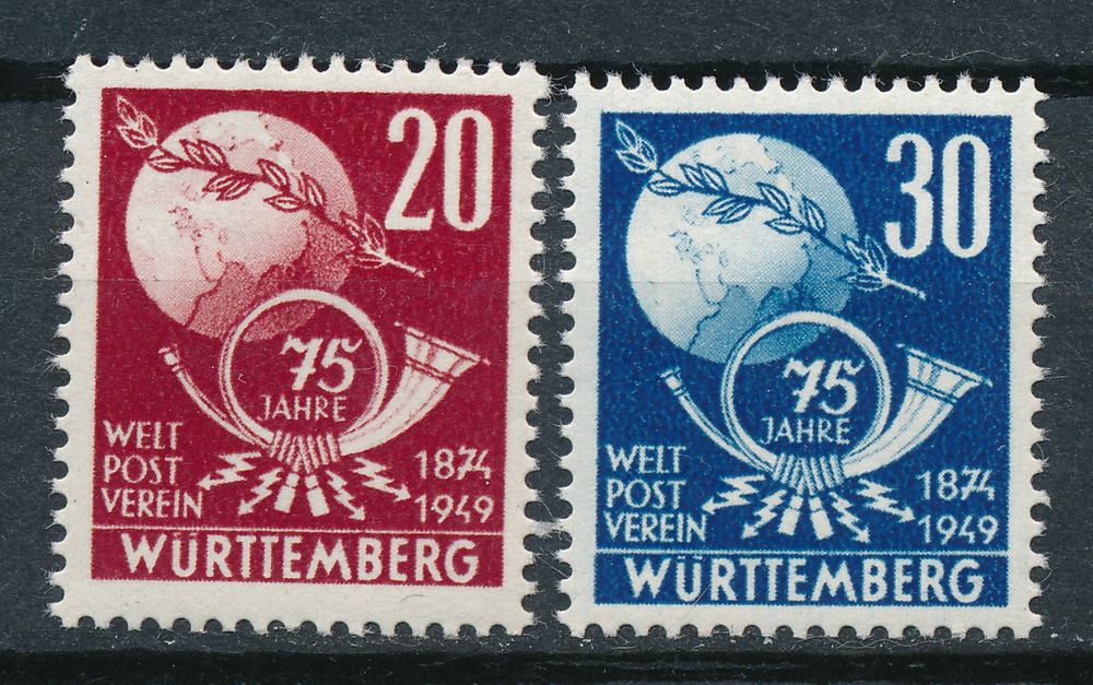 Alliierte Besetzung (Franz. Zone) Württemberg Mi. 51, 52 ** | Kaufen auf Ricardo