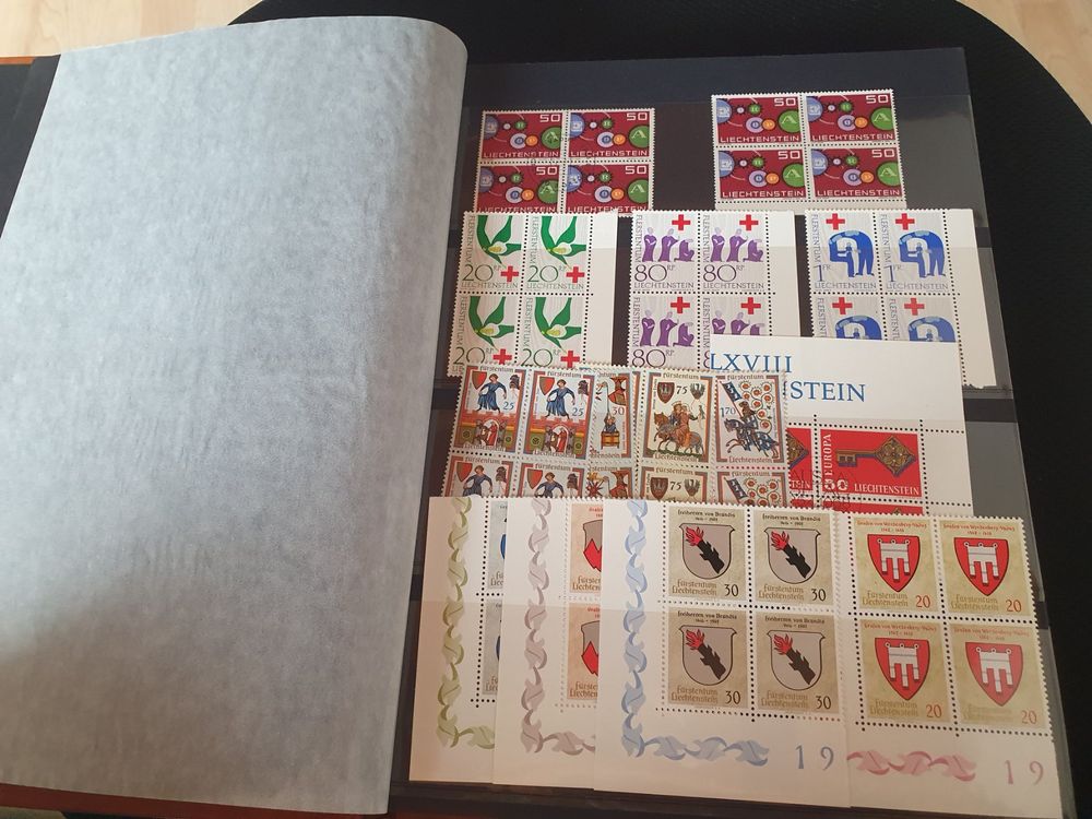 FL Blocksammlung, 338 St. ET od. postfrisch**, Kat ca 1230.- (Neu ...