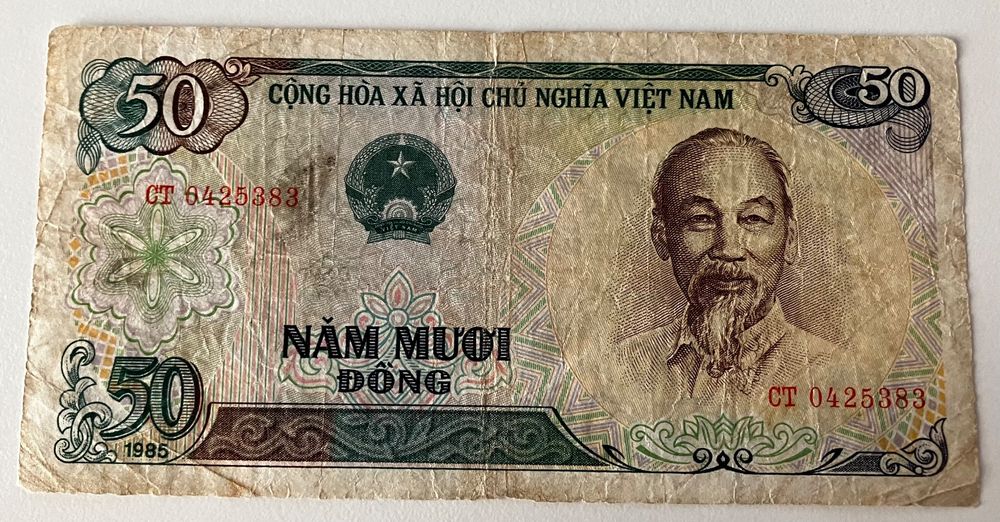 Vietnam 50 Dong 1985 (Gebraucht) in für CHF 3.2 – mit Lieferung auf ...