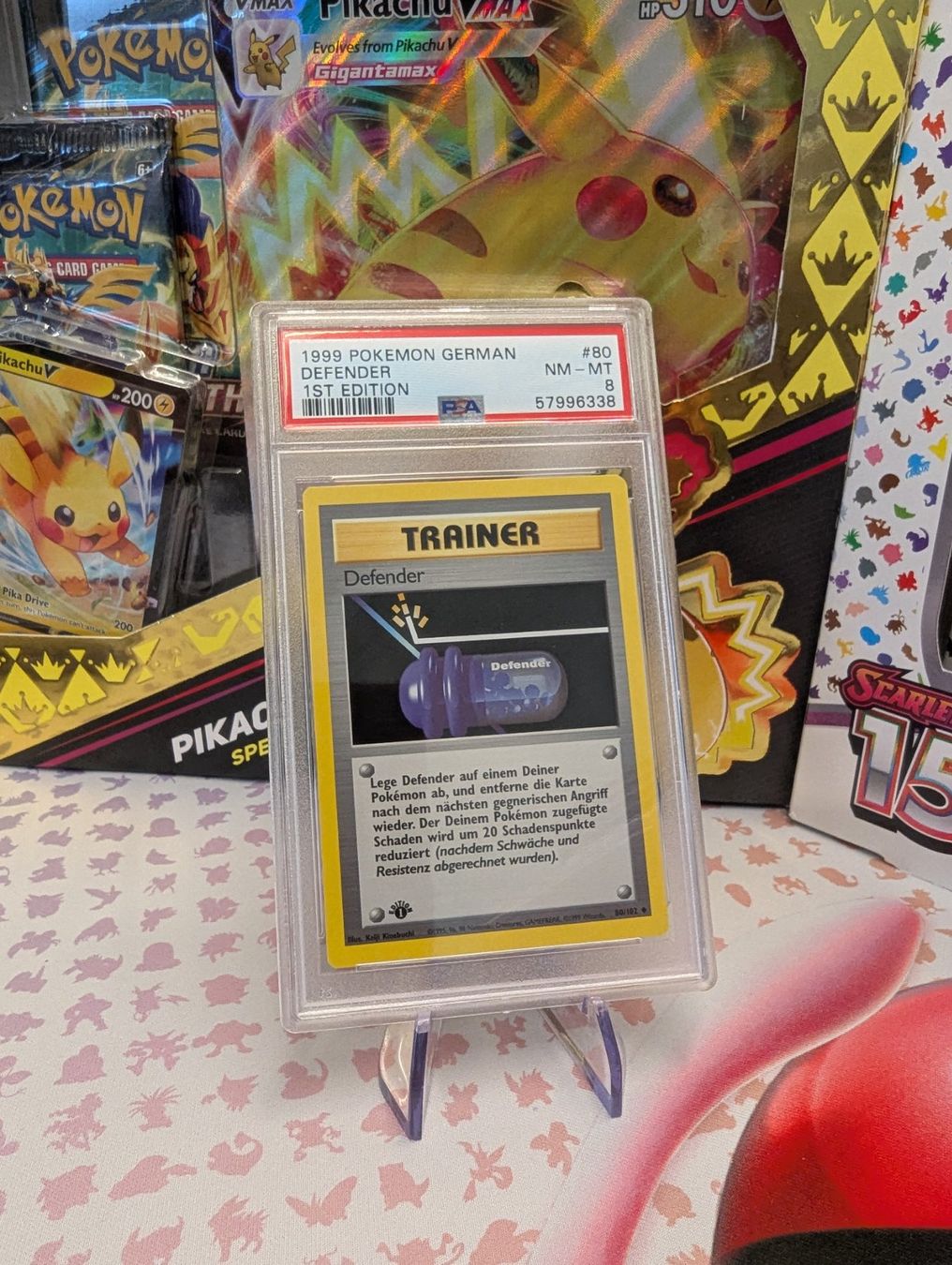 Pokemonkarte Defender 1st Edition, 1999 Base Set, PSA 8 (Gebraucht) in ...