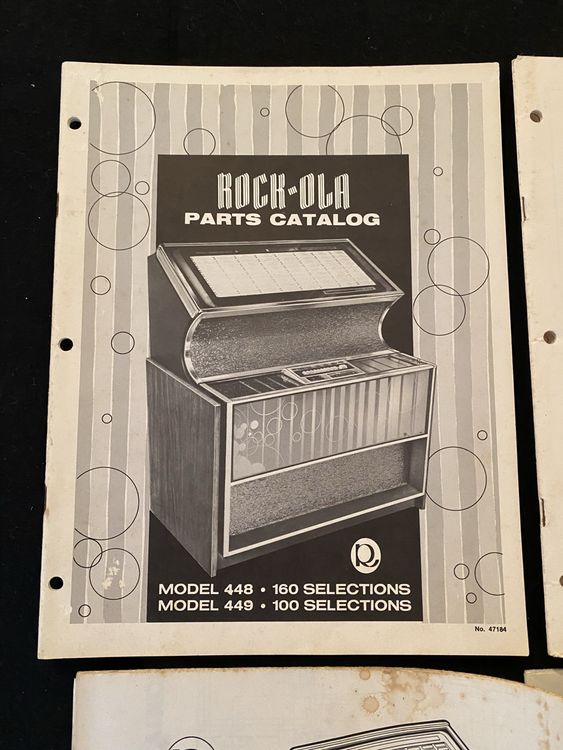 Rock-Ola Model 448/449 Manual / Part Katalog und Schaltplan (Gebraucht ...
