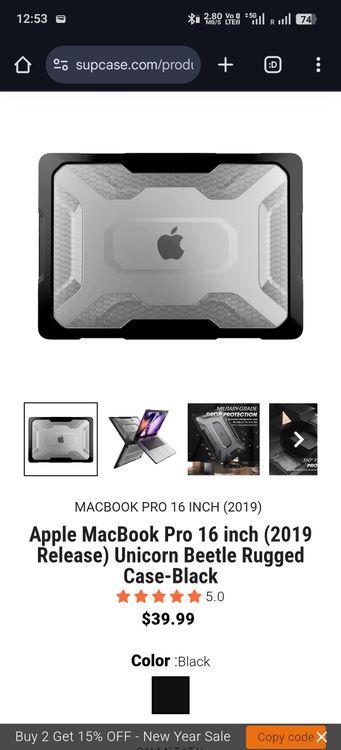 Apple MacBook Pro 16 inch rugged case (2019) Unicorn laptop (Gebraucht ...