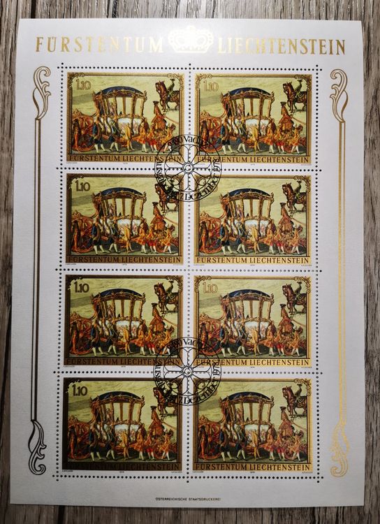 TR44 Bloc Timbre Liechtenstein 1978 | Kaufen auf Ricardo