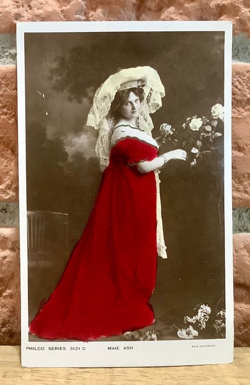 Antike Foto AK - MISS MAIE ASH aus England - Schauspielerin (Gebraucht) in Root für CHF 1 – mit ...