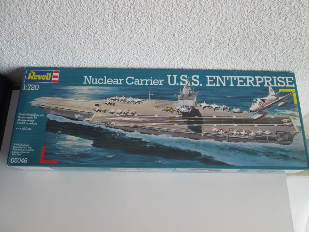 Modellbau 1:720 Revell 05046 Flugzeugträger USS Enterprise | Kaufen auf ...