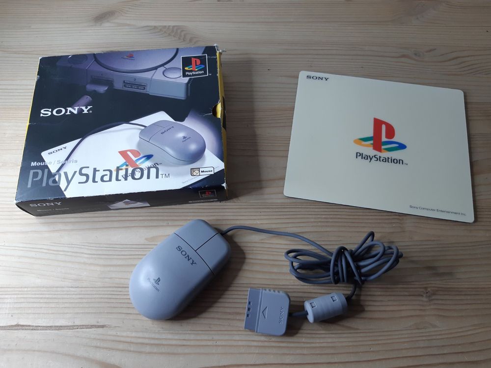 Original SONY Playstation 1 PS1 PS PSX Maus SCPH-1090 + OVP (Gebraucht) in Welschenrohr für CHF ...