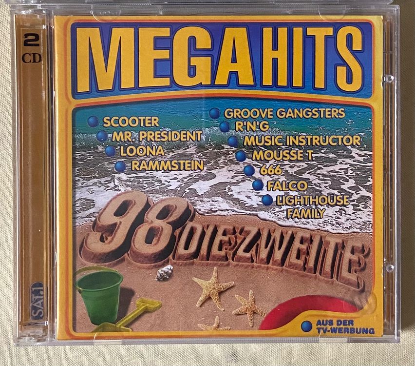 2 CDs Mega Hits 98 die Zweite • Falco • Loona • Rammstein (Gebraucht) in Luzern für CHF 2 – mit ...