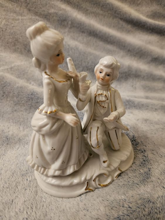Porzellan Figur Barock Paar ca. 14 cm hoch | Kaufen auf Ricardo