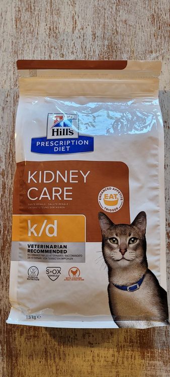 Hills kidney care k/d Katze 1.5kg ungeöffnet | Kaufen auf Ricardo