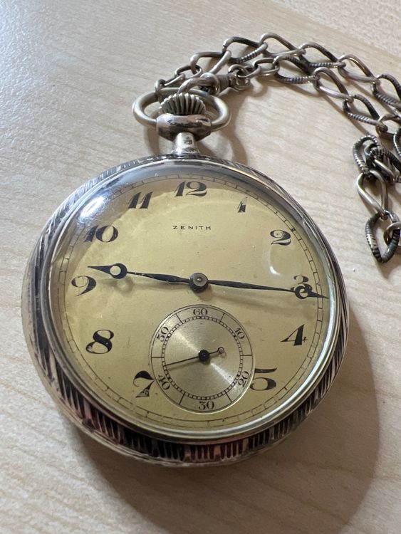 Zenith Taschenuhr echt Silber 50 mm (Gebraucht) in Pfeffingen für CHF 76 – mit Lieferung auf ...