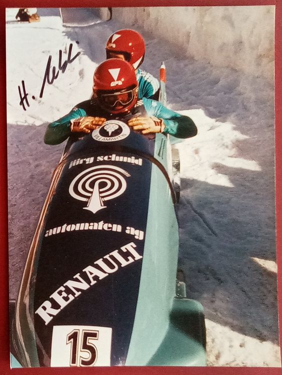 Hansjörg Aebli Bob Autogramm signiert Foto 18x24cm | Kaufen auf Ricardo