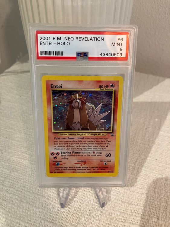 Pokemon Entei Neo Revelation PSA 9 | Kaufen auf Ricardo