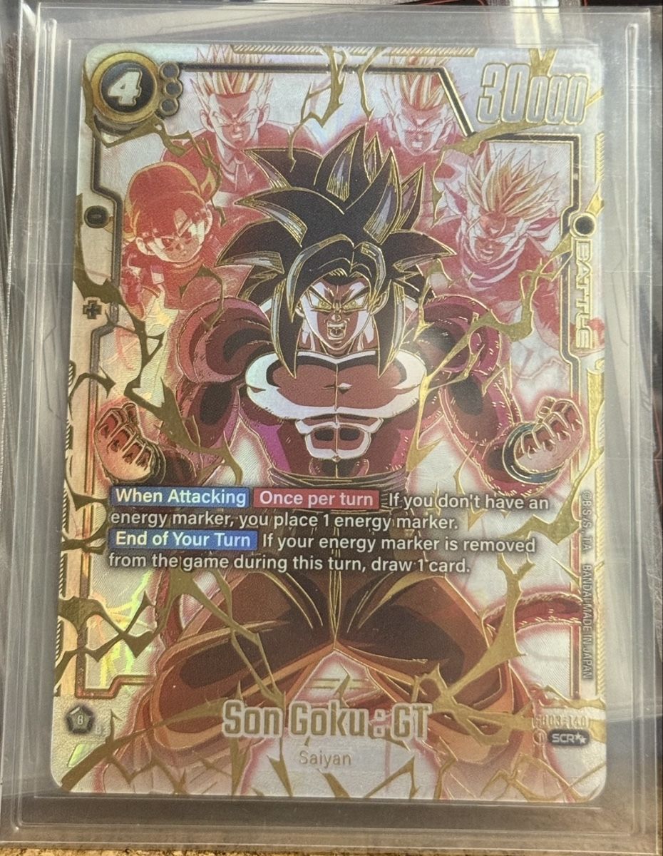 Dragonball Super Card Game - Son Goku GT SCRSecret Rare (Neu und ...