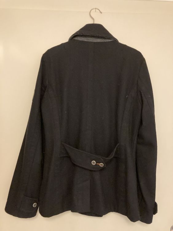 Dunkelblau Jacke Hilfiger mit vielen Details Wolle 70% (Neu (gemäss ...