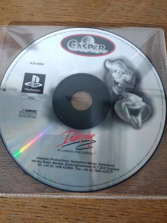 PlayStation 1 — ps1 — Casper ( loose ) | Kaufen auf Ricardo