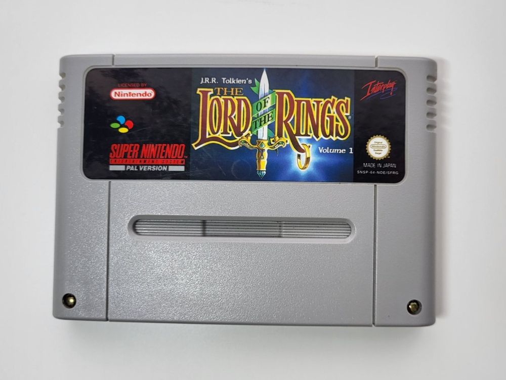 SNES Spiel / J.R.R. Tolkiens LORD OF THE RINGS / Volume 1 (Gebraucht ...