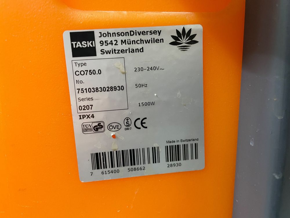 Taski Swingo 750E Kabel 230 Volt * top * (Gebraucht) in für CHF 506 ...