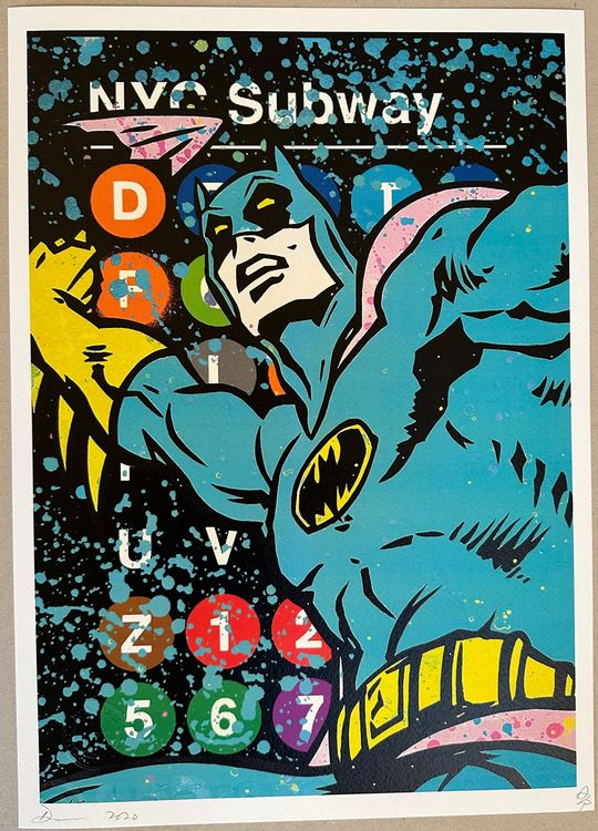 Death NYC: Subway New York Batman, signiert | Kaufen auf Ricardo