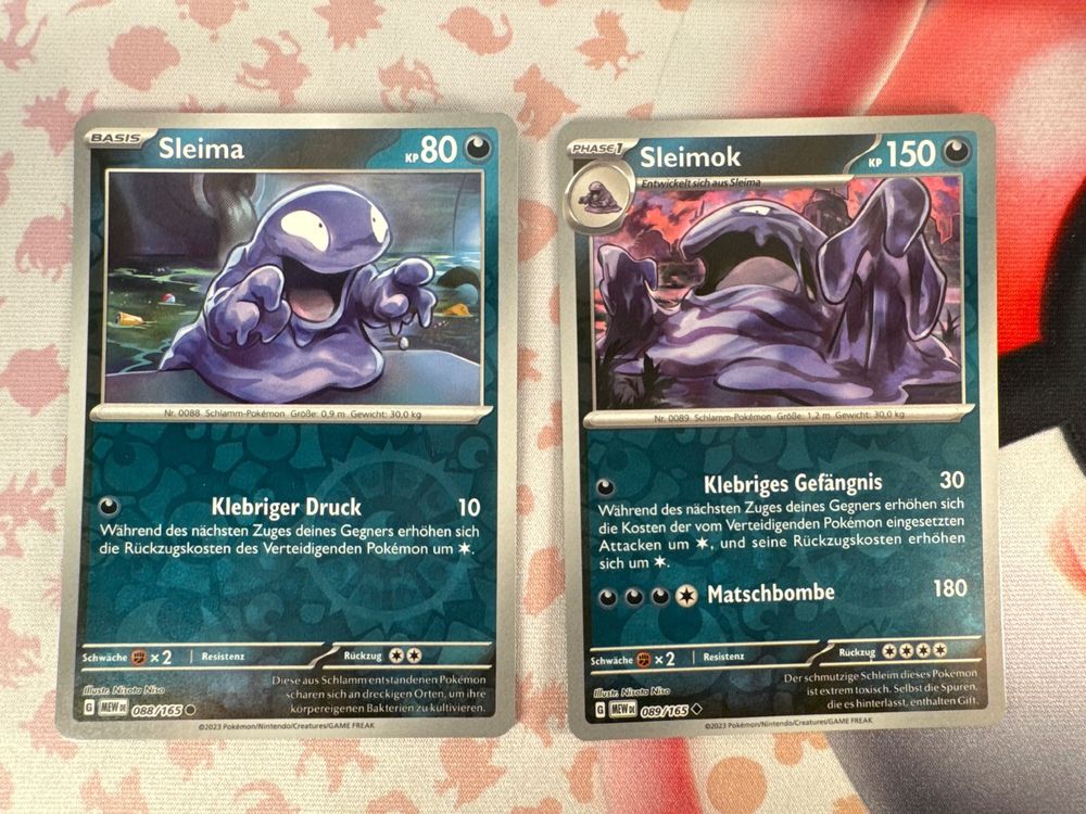 Pokemon 151 Sleima Sleimok Reverse Holo (Neu (gemäss Beschreibung)) in ...